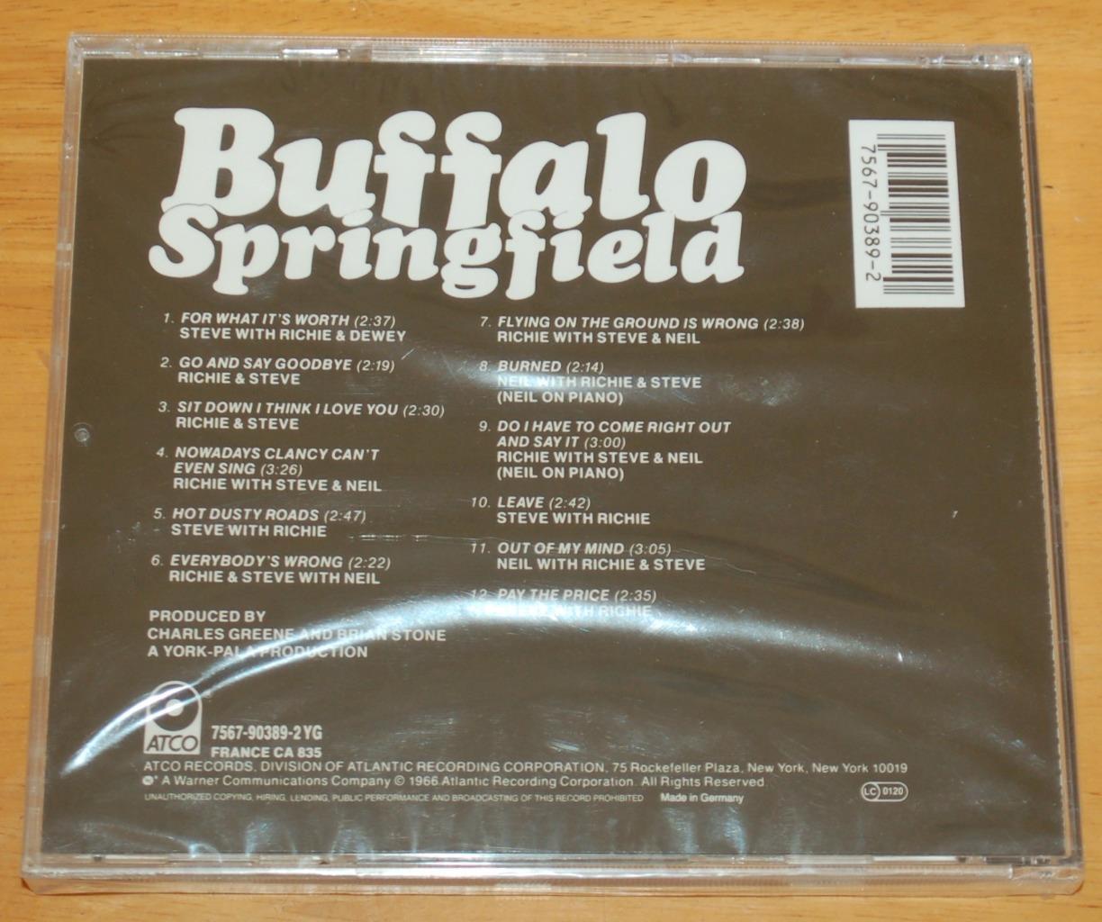 Buffalo Springfield - Self Titled - Sealed ATCO label CD | eBay UK