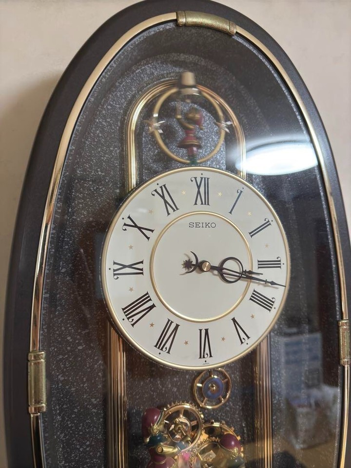 SEIKO Puppet RE506B melody Clock 1990s Vintage Operation confirmed ...