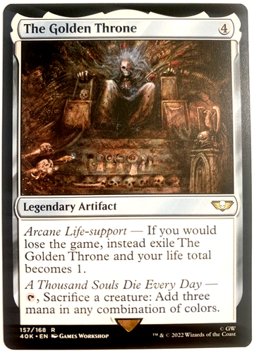 MTG The Golden Throne Warhammer 40,000 157/168 NON-FOIL Rare, Pack ...