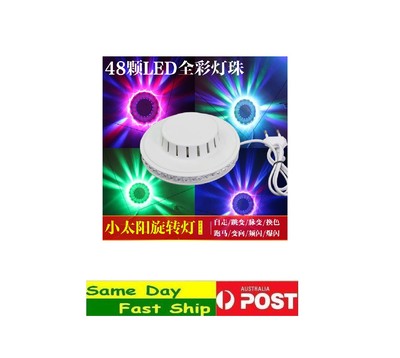 Auto Color Changing Rotating 48 LED UFO Stage Light KTV Bar DJ Club ...