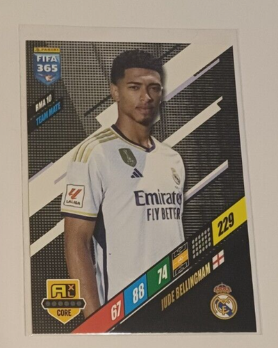 Carte Card Carta Jude BELLINGHAM Real Madrid PANINI ADRENALYN XL FIFA ...