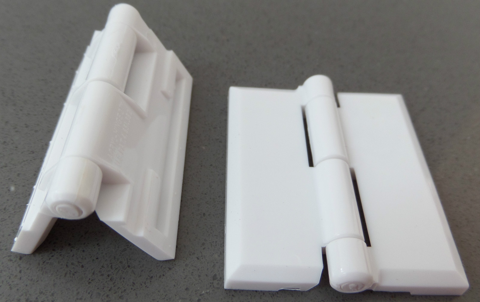 Black, White & Clear Acrylic Plastic Piano Continuous Hinges Hinge ...