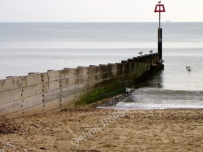 Photo 6x4 Groyne, Boscombe Bournemouth Groynes are a timber framework ...