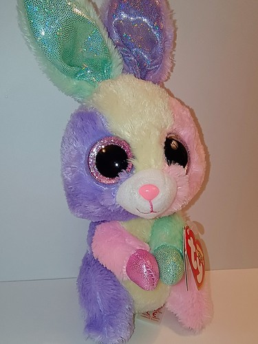 NWT Ty Beanie Boos BLOOM the 6" Easter Bunny Rabbit Plush Stuffed Toy ...