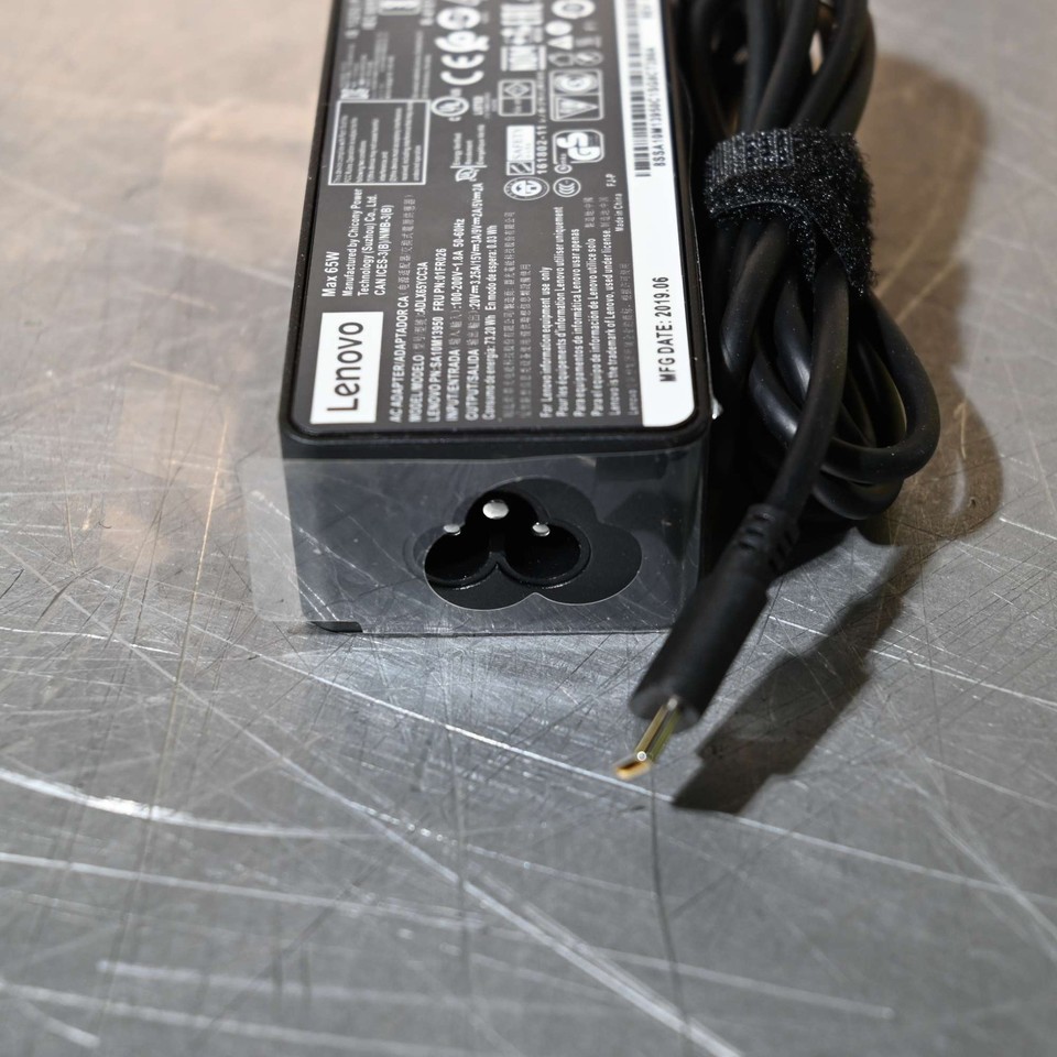 50x NEW Lenovo ADLX65YCC3A OEM AC Power Adapters 20V 3.25A 65W Type-C ...