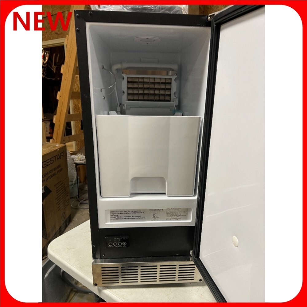 Edgestar CLEAR ICE Maker 50LBS. DAILY IB450SSP w/Pump | eBay