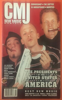 CMJ New Music Monthly magazine - February 1996 - THE PRESIDENTS OF THE ...