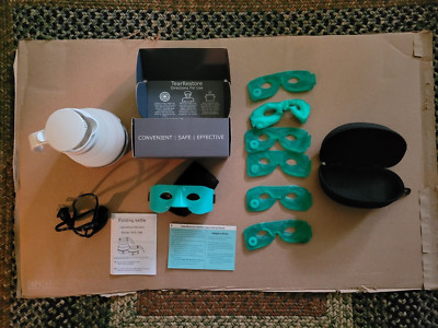 TearRestore Dry Eye Thermal Mask Eyelid Treatment Self Heating Reusable ...