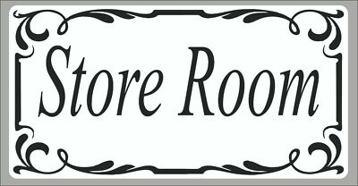 Store Room Door Sign Self Adhesive Vinyl Sticker, Decal Hotel ...