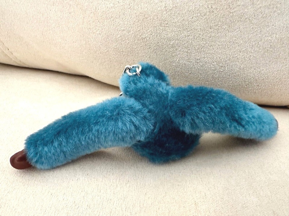 NWT KIPLING MONKEY KEYCHAIN KEY RING CHARM BLACK RED GRAY BLUE GREEN ...