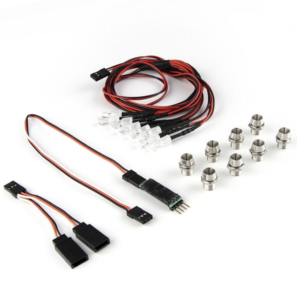 8 LED LIGHT KIT TRUCK VAN (RC CAR HEAD LIGHT TAIL LIGHT KIT) RC-10 Car ...