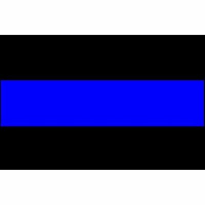 THIN BLUE LINE LAW ENFORCEMENT Flag 3' X 5' Blue Line POLICE - LEO FLAG ...