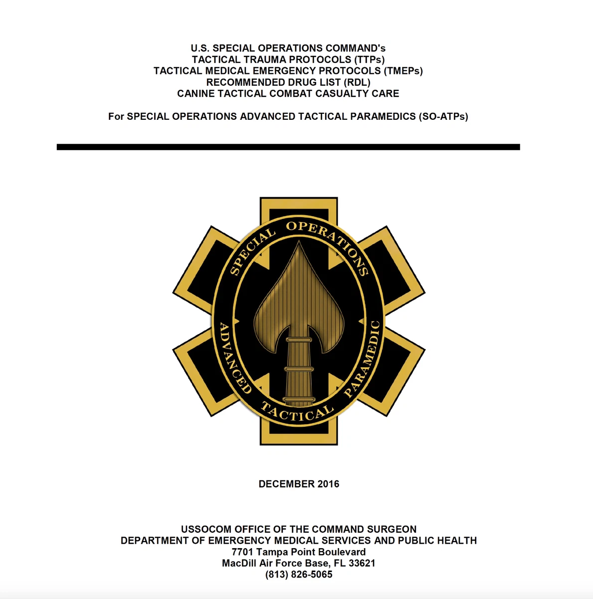 Special Forces Medic Symbol