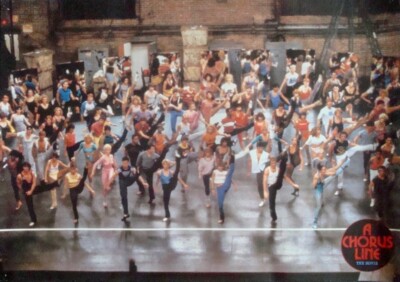 A CHORUS LINE Japanese B2 movie poster G RICHARD ATTENBOROUGH MICHAEL ...