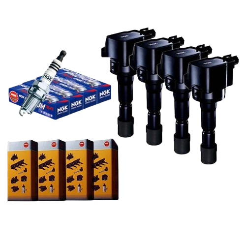 Ignition Coil Iridium Plug Set NGK for Honda Airwave Fit aria Mobilio ...