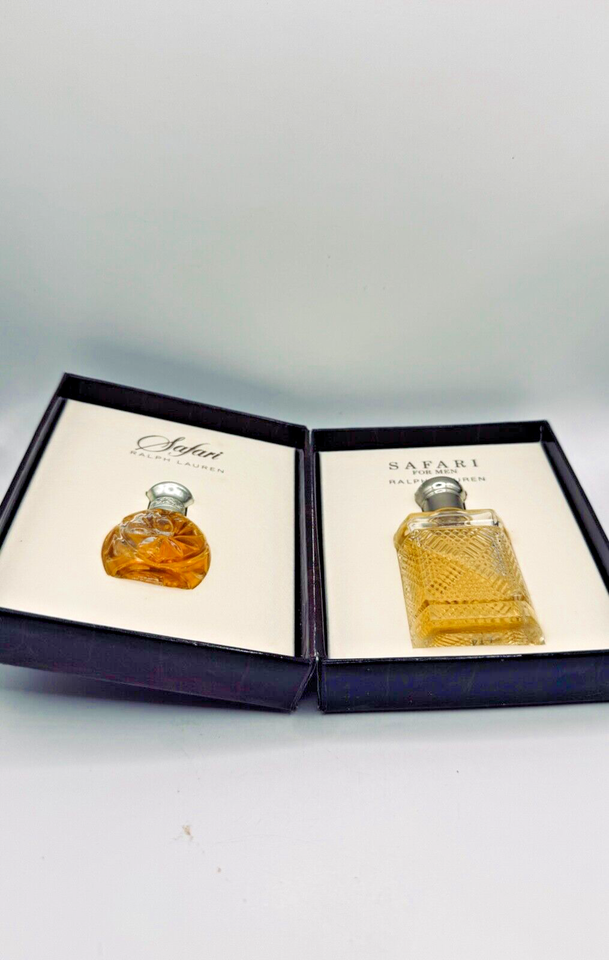 SAFARI BY RALPH LAUREN 11ML EDT SPLASH & 4ML MINI EDP SPALSH (NEW WITH ...