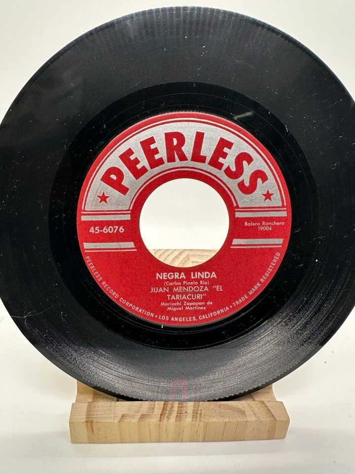 JUAN MENDOZA Negra Linda / Cuando Te Canses De PEERLESS 6076 45 VINYL 7" RECORD | eBay