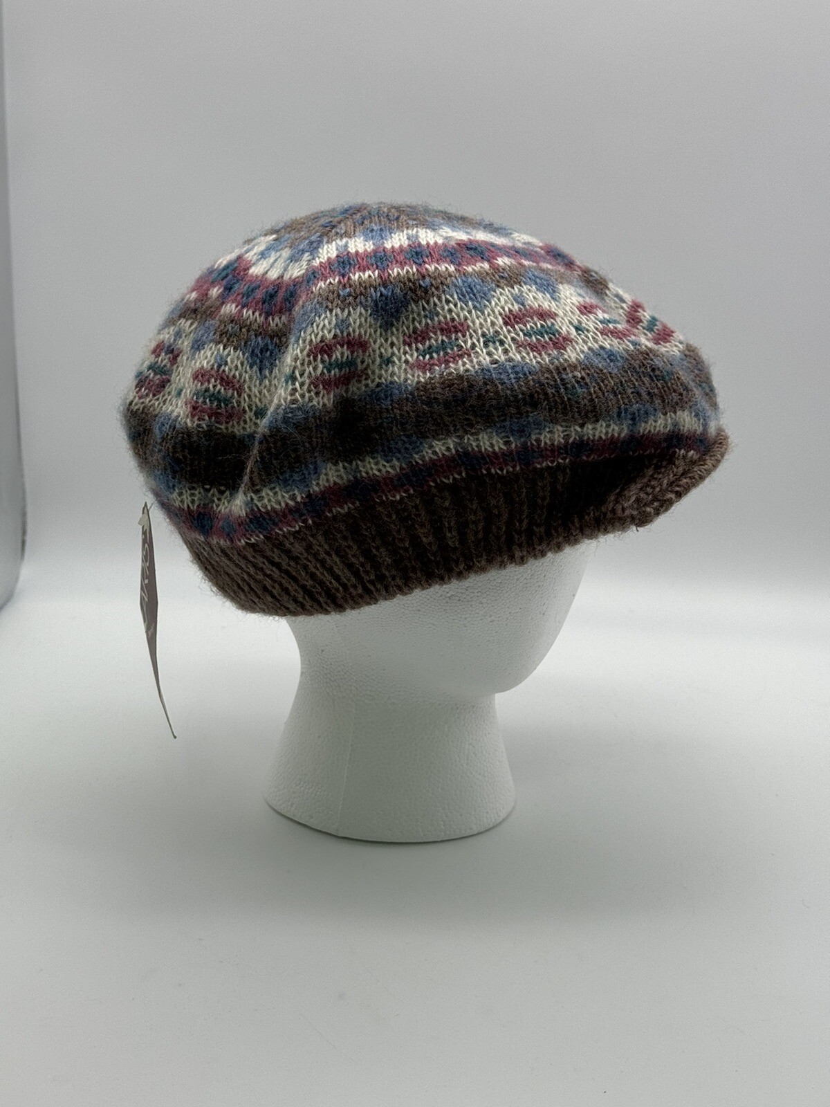 Aris Dream Puff Collection Knit Beret Beanie Hat - Gem