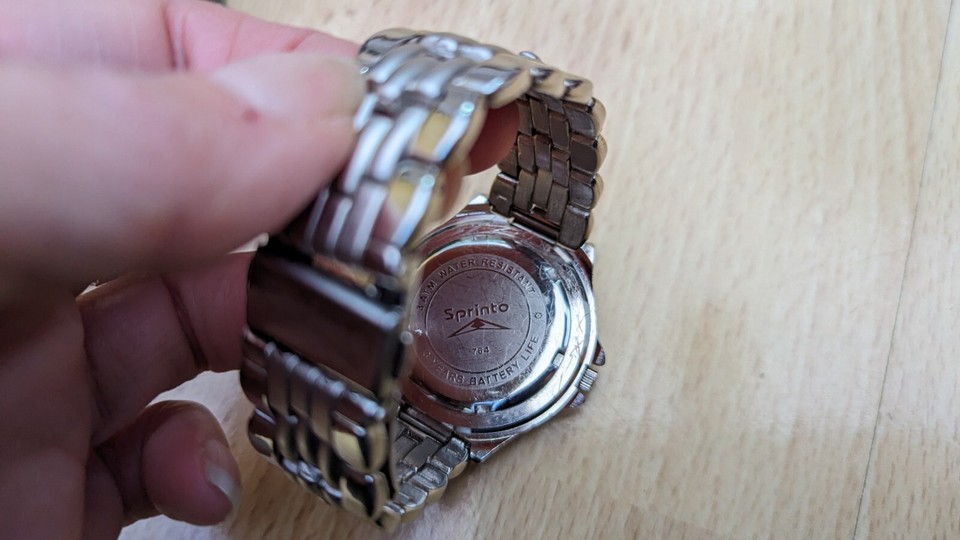 New Men' SPRINTO Watch in Presentation Box - NOT WORKING - FOR PARTS ...