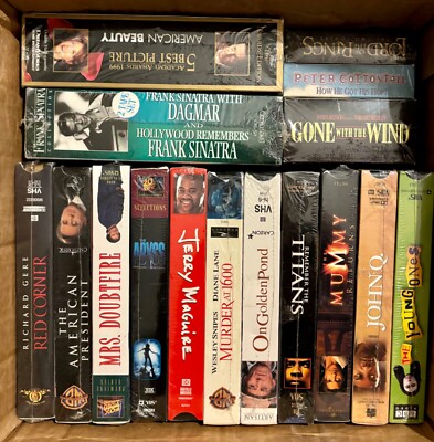 34 VHS Tapes SEALED Vintage Blockbuster Mixed Lot Various Totkex | eBay