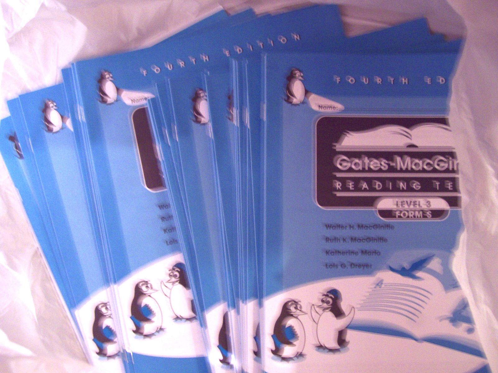 Gates-MacGinitie Reading Tests Fourth Edition Level 3 Form S | eBay