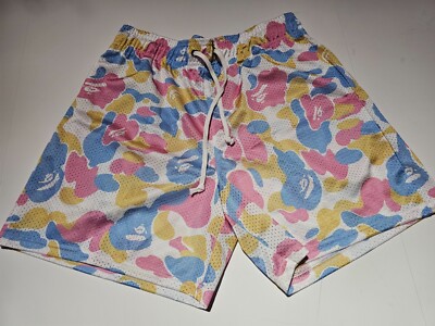 Men's Mesh Shorts Multicolor Size L NEW | eBay