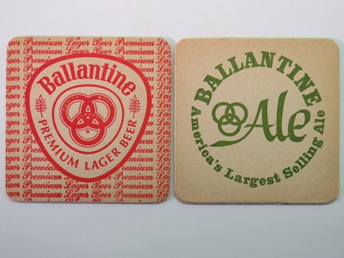 Vieux Bière Dessous ~ Ballantine Ale Premium Blonde ~ America's Plus ...