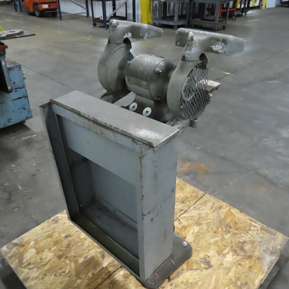 Delta 1/2HP Pedestal Mount 6" Dual Wheel Grinder Buffer 230V 3PH W ...
