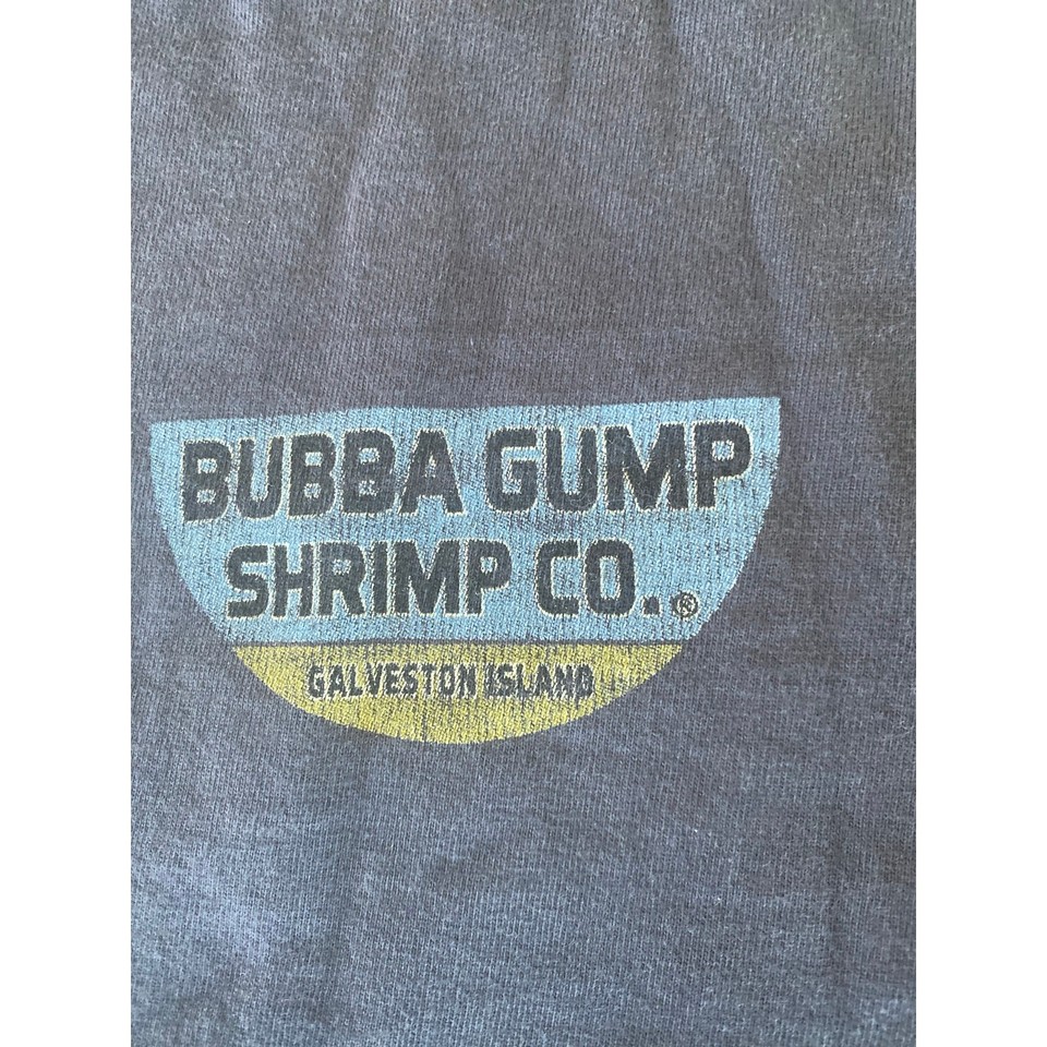 Mens Bubba Gump Shrimp Co. Galveston Island TShirt Large | eBay