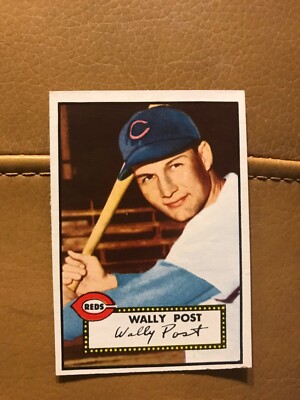 1952 Topps - White Back #151 Wally Post (RC) | eBay