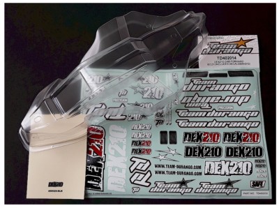RC Car Team Durango TD402014 DEX210 Cab Forward Body Decals Mask Option ...