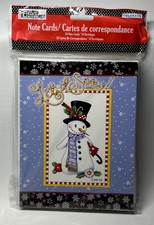 Colorbok Christmas Winter Note Greeting Cards Let It Snow 10 With ...