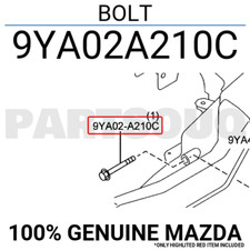 Mazda 9YA02A237 Genuine OEM Front Mount Bolt for sale online | eBay