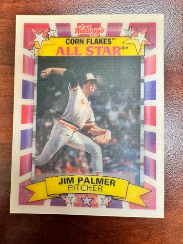 Kellogg's Jim Palmer Corn Flakes All Star MLB Baseball Card 3D 1992 | eBay