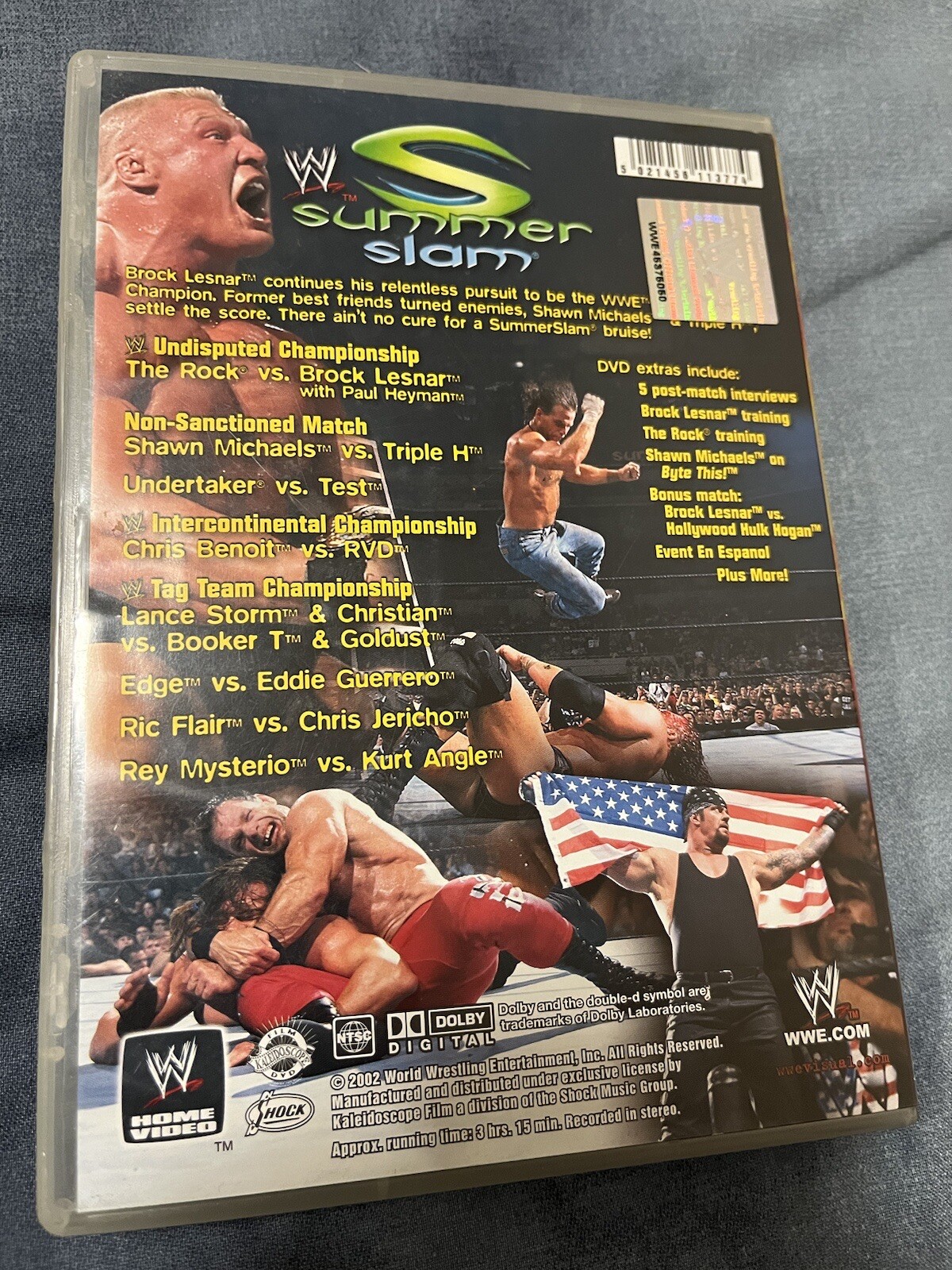 WWE - Summerslam 2002 (DVD) 5021456113774 | eBay