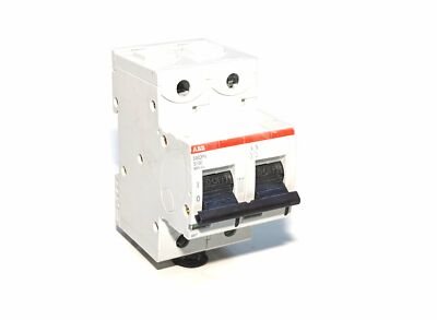 ABB S802PV-S100 Miniature Circuit Breaker 100A 2 Pole 5kA 600Vdc Din ...