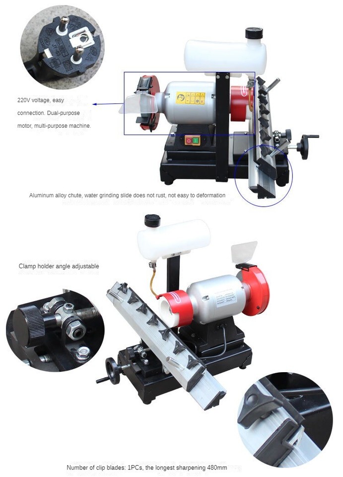 Planer Knife Blade Sharpener Grinding Machine 370w 2800rpm/min 2 Μm 35 ...