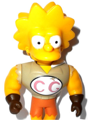 The SIMPSONS world of springfield SUPER HERO LISA CLOBBER GIRL complete ...