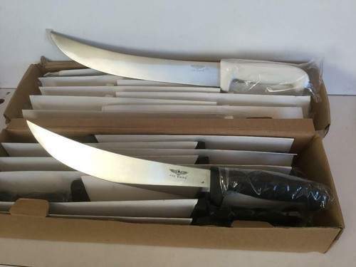 10 9 1/2 inch and 10 12 inch professional butcher/cimeter knife (New ...