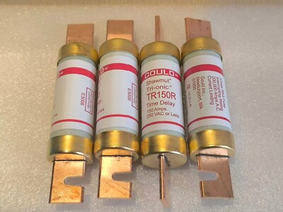 6 Pcs NEW GOULD FUSE TR150R, 250V 150A, CLASS RK TIME DELAY FUSE | eBay