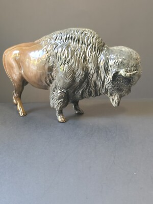 Large BESWICK Ceramic Buffalo Bison Figurine | eBay