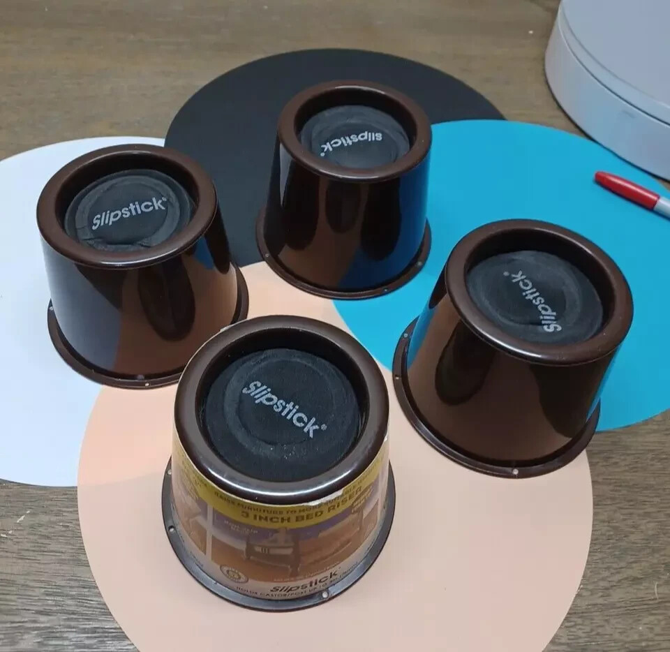 Slipstick Cb652 3 Inch Under Bed Storage Risers Furniture Adds ...