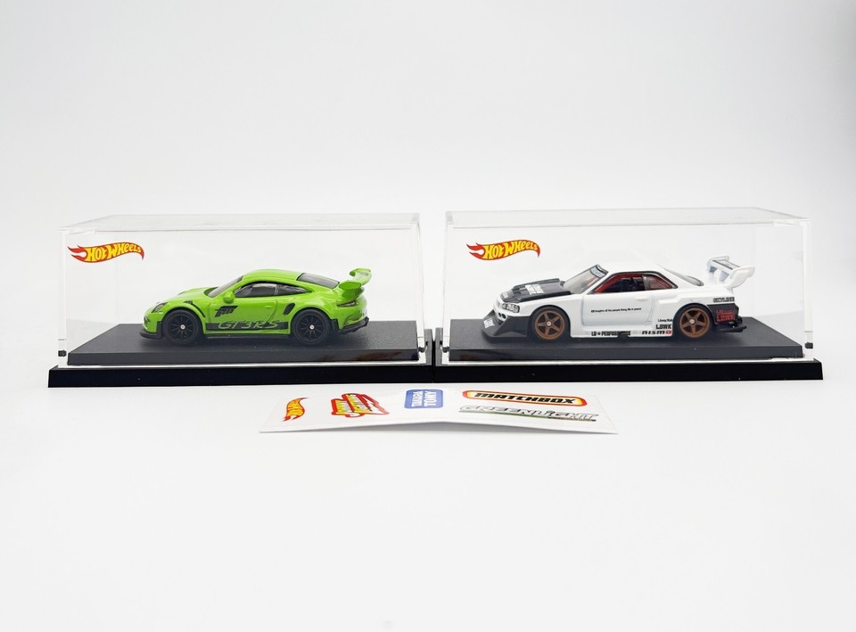 Super Mini Wheels 1:64 Acrylic Display Case Showcase - for Hot Wheels ...