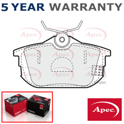 Apec Rear Brake Pads Set Fits Colt Space Star Carisma V40 S40 Forfour ...