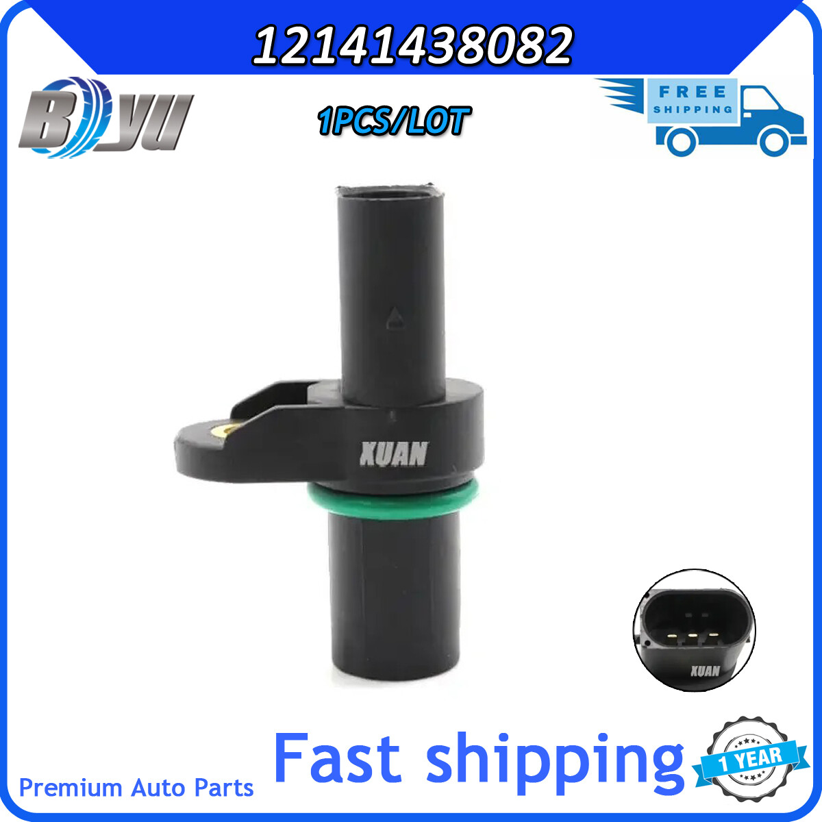 12141438082 CN 1PCS For BMW CAMSHAFT POSTION SENSOR INTAKE CAM VANOS ...