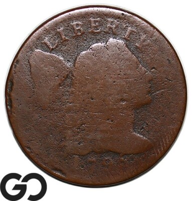1795 Large Cent, Flowing Hair Liberty Cap ** RARE Early Date Copper! | eBay
