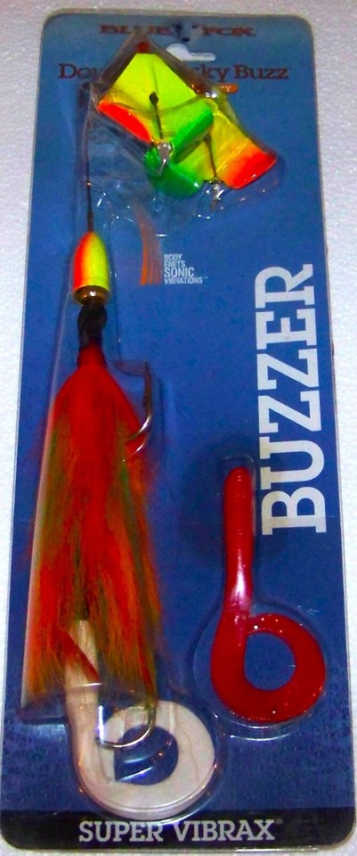 Discontinued Blue Fox Buzzer, Double Musky Buzz, Super Vibrax, 10 ...