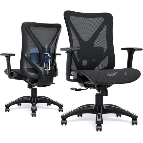 Ergonomic Office Chair, Mesh Computer Desk Chairs with Adjustable ...