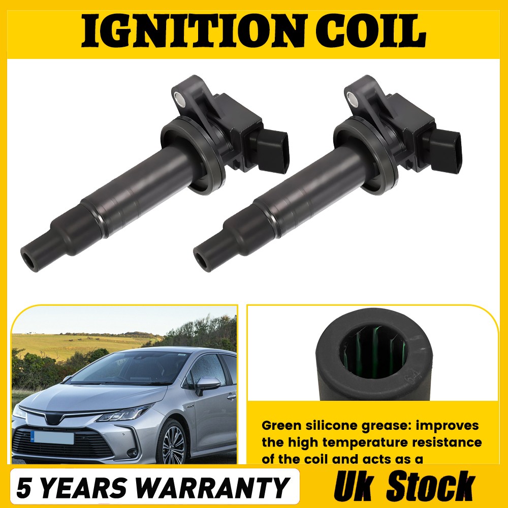 2xIgnition Coil Fits Toyota Rav4 A2 1.8 2005 9008019015 Ci 9008019015 ...