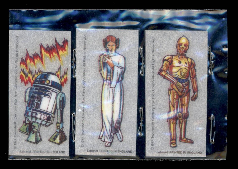 NobleSpirit (MB) 1977 Star Wars Vintage Letraset LOT (England) RARE ...